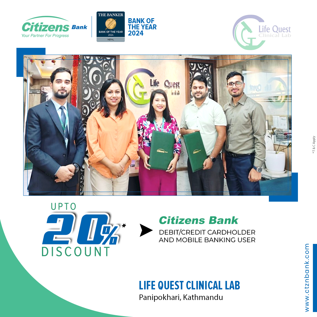 Citizens Bank Partners with Life Quest Clinic to Promote Digital Health Payments and Customer ...